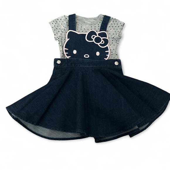 Hello Kitty | Matching Sets | Hello Kitty Gray And Pink Graphic Top ...
